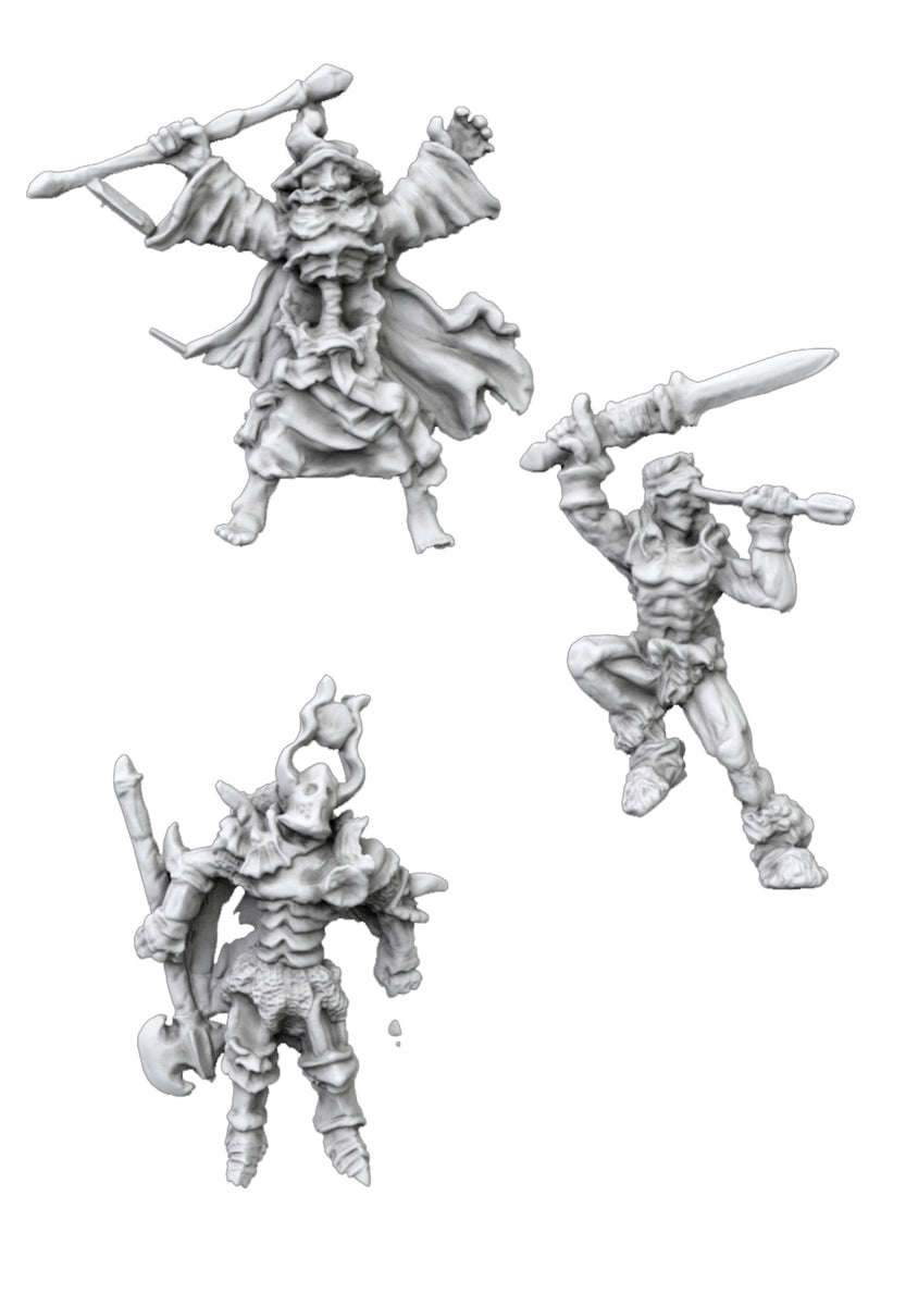 Dead Adventurers Wizard, Barbarian & Sorcerer - Fatal Fantasy – Hayland ...