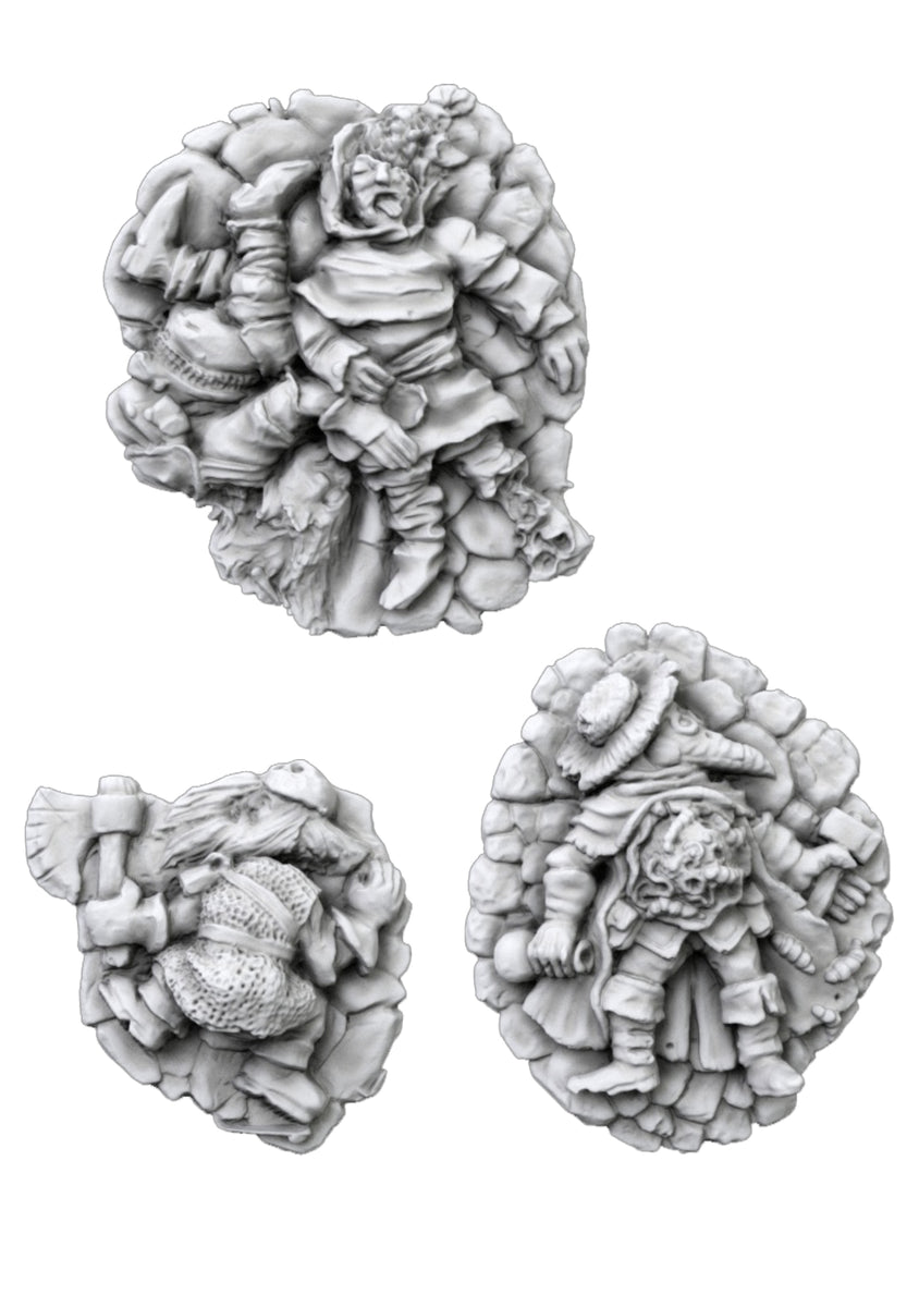 Dead Dregs, Dwarf & Plague Doctor - Fatal Fantasy – Hayland Terrain