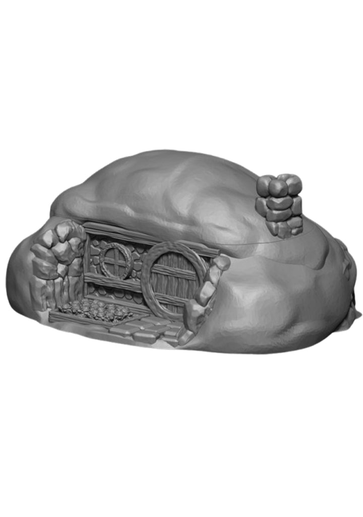 Halfling Hills - Home 1 - 3D Printable – Hayland Terrain