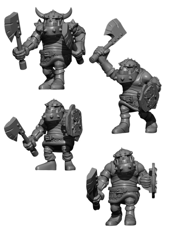 Heavy Armor Orcs - Axes – Hayland Terrain