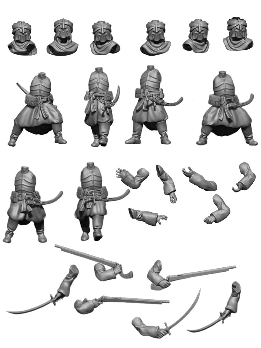 Trench Warfare - Lightseekers Crusaders - Multipart Kit – Hayland Terrain