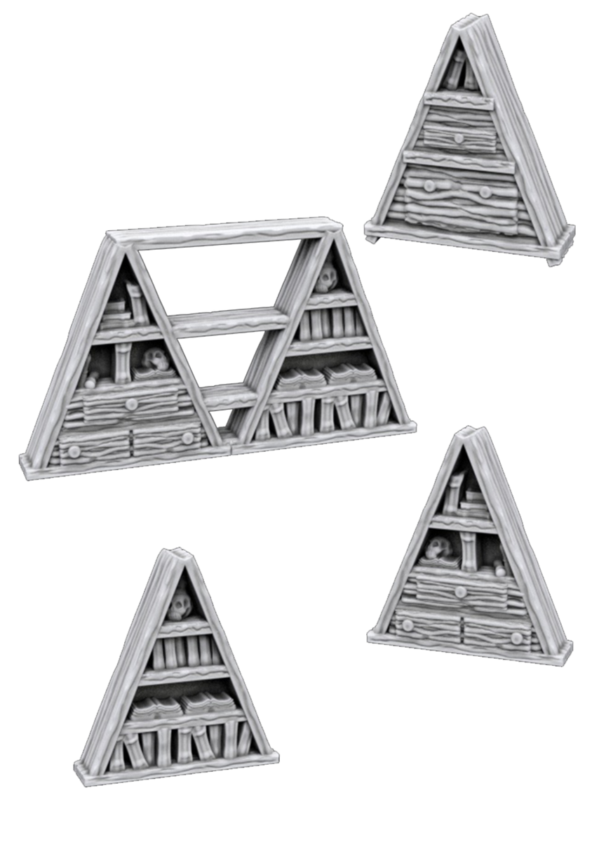 A Frame Fantasy Bookcases – Hayland Terrain