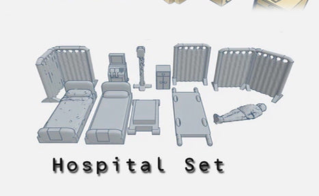 28mm Hospital Set – Hayland Terrain