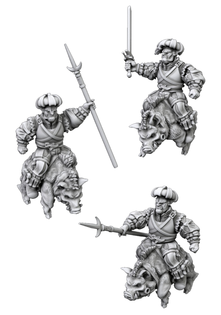 Ogre Boar Riders – Hayland Terrain
