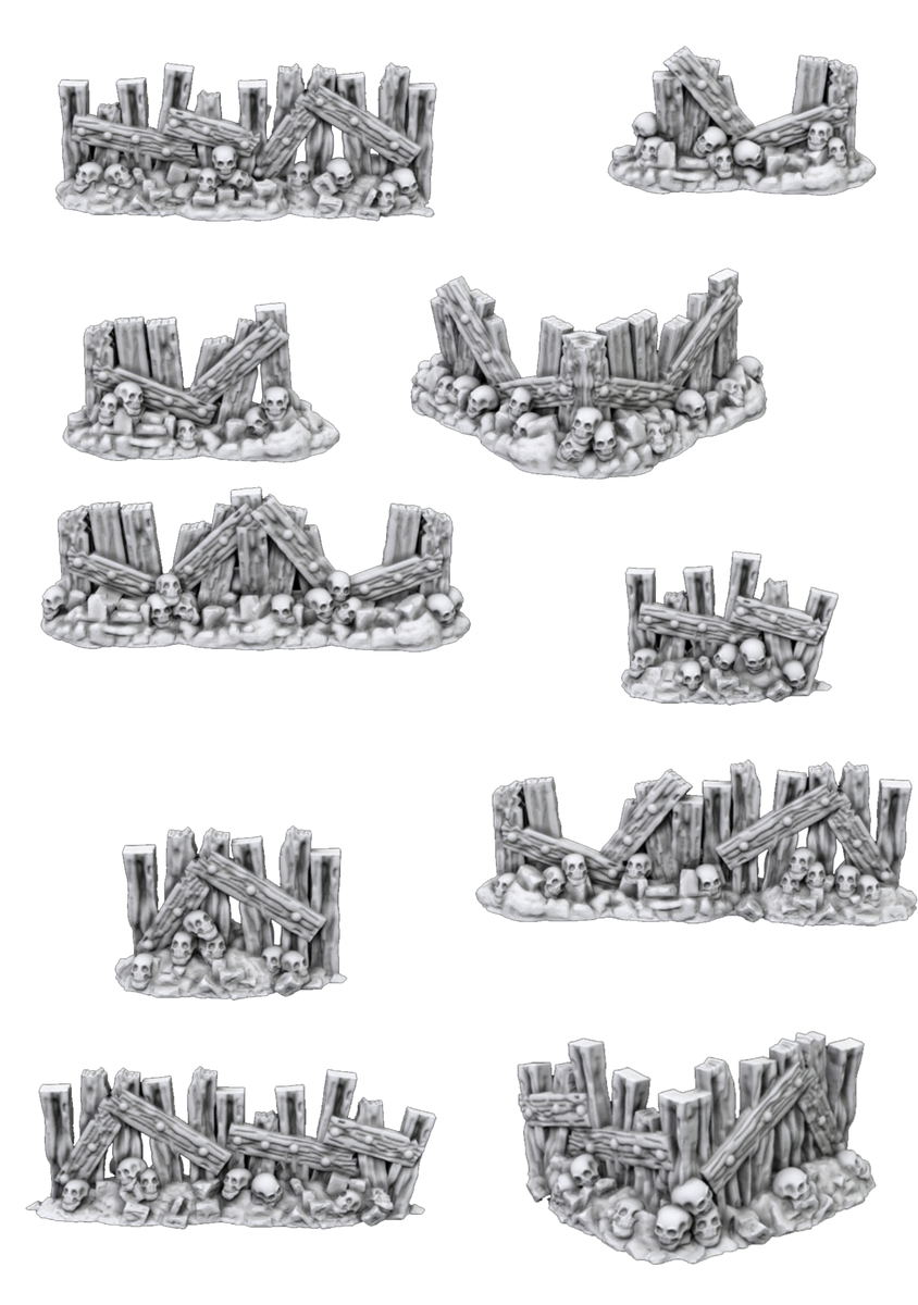 Shanty Bone Fences – Hayland Terrain