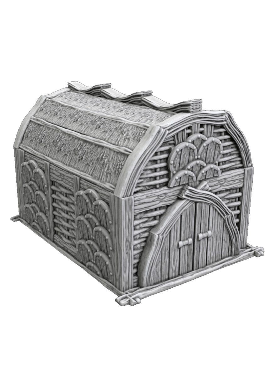 Viking Wicker House 2 - 3D Printable – Hayland Terrain