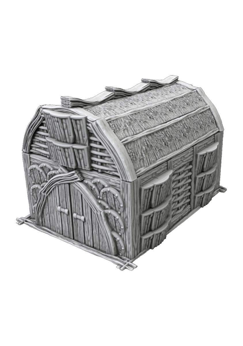 Viking Wicker House 3 - 3D Printable – Hayland Terrain