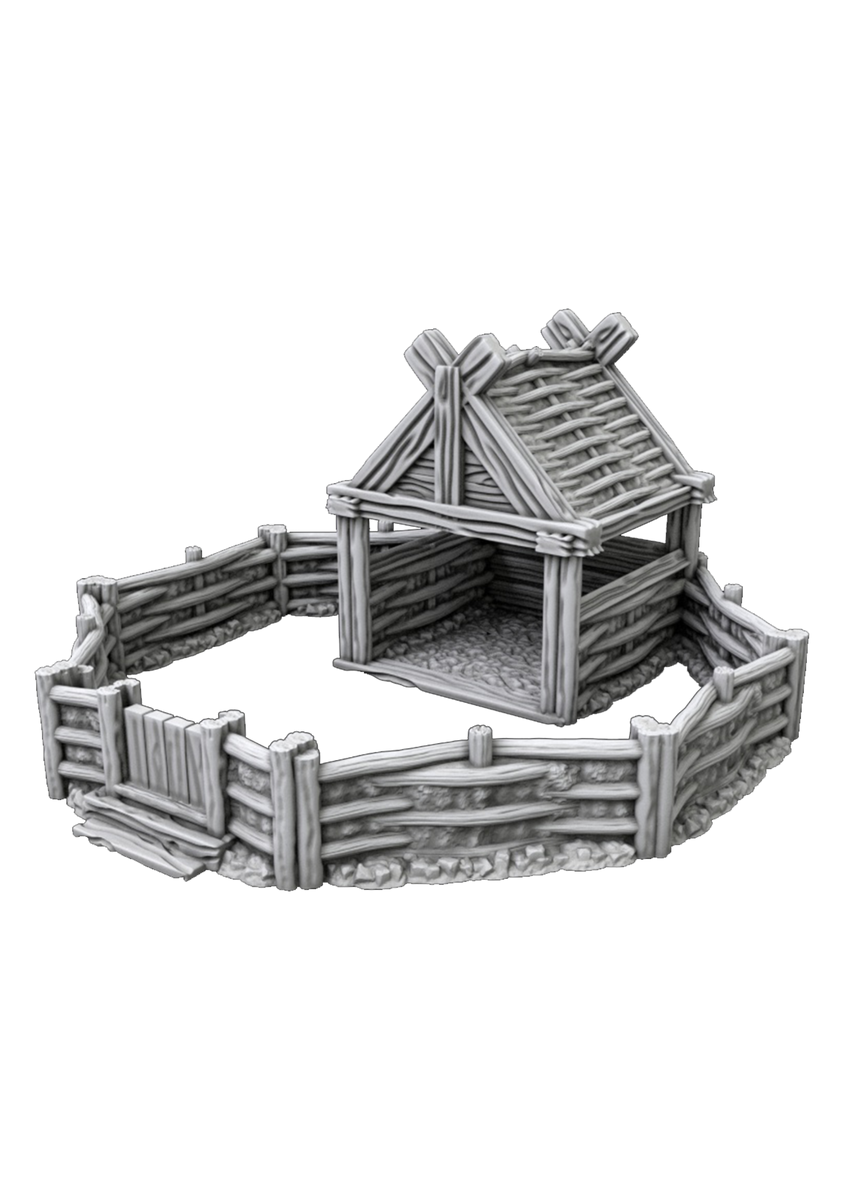 Wicker Animal Pen - 3D Printable – Hayland Terrain