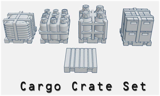 28mm Cargo Crate Set – Hayland Terrain